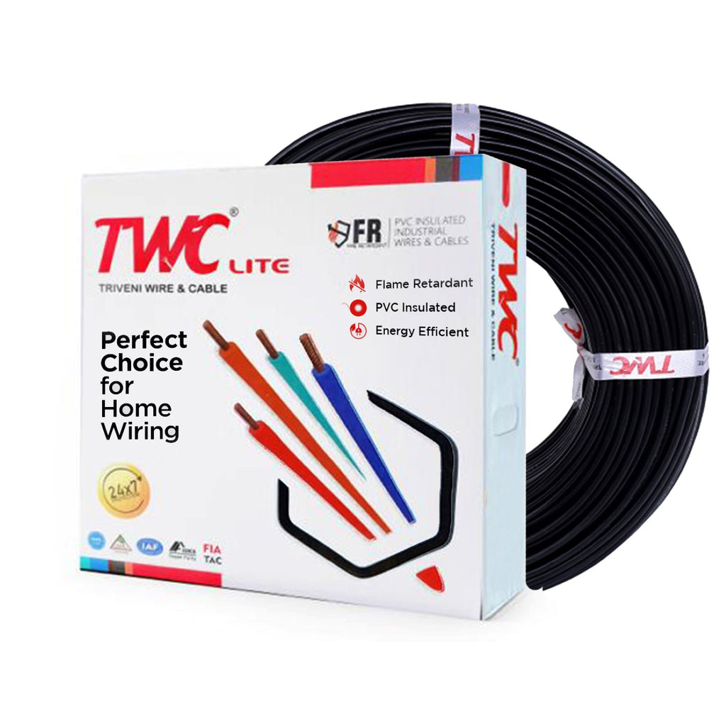 TWC Lite Single Core Electrical Wire | 10 SQ.MM. – Triveni Wire & Cable